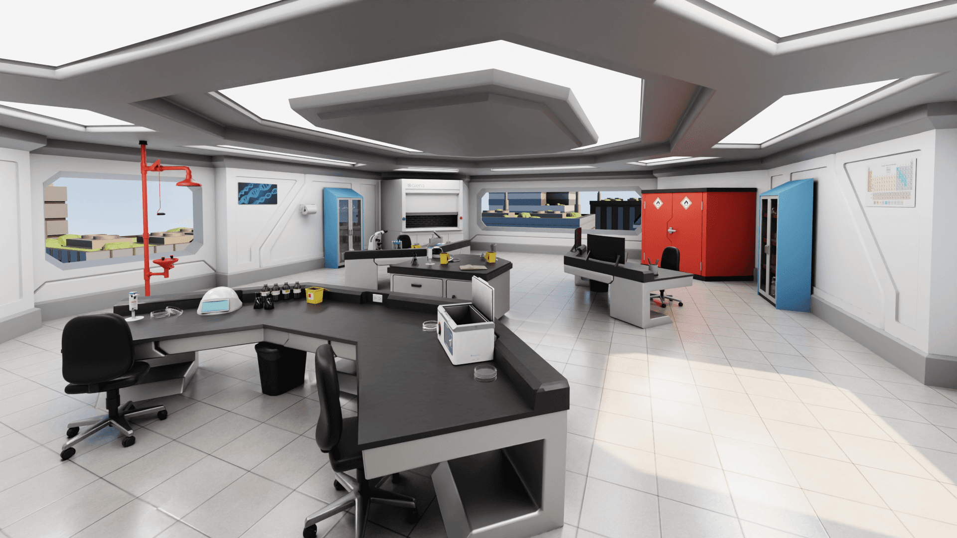 Virtual Reality Laboratory Simulations